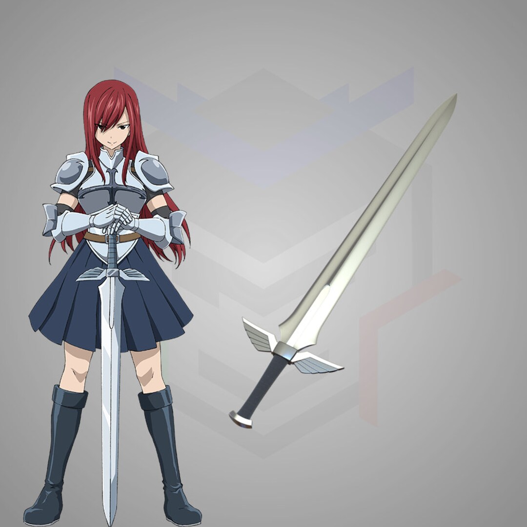 Erza's Sword [STL Files] - Fairy Tail - Etsy