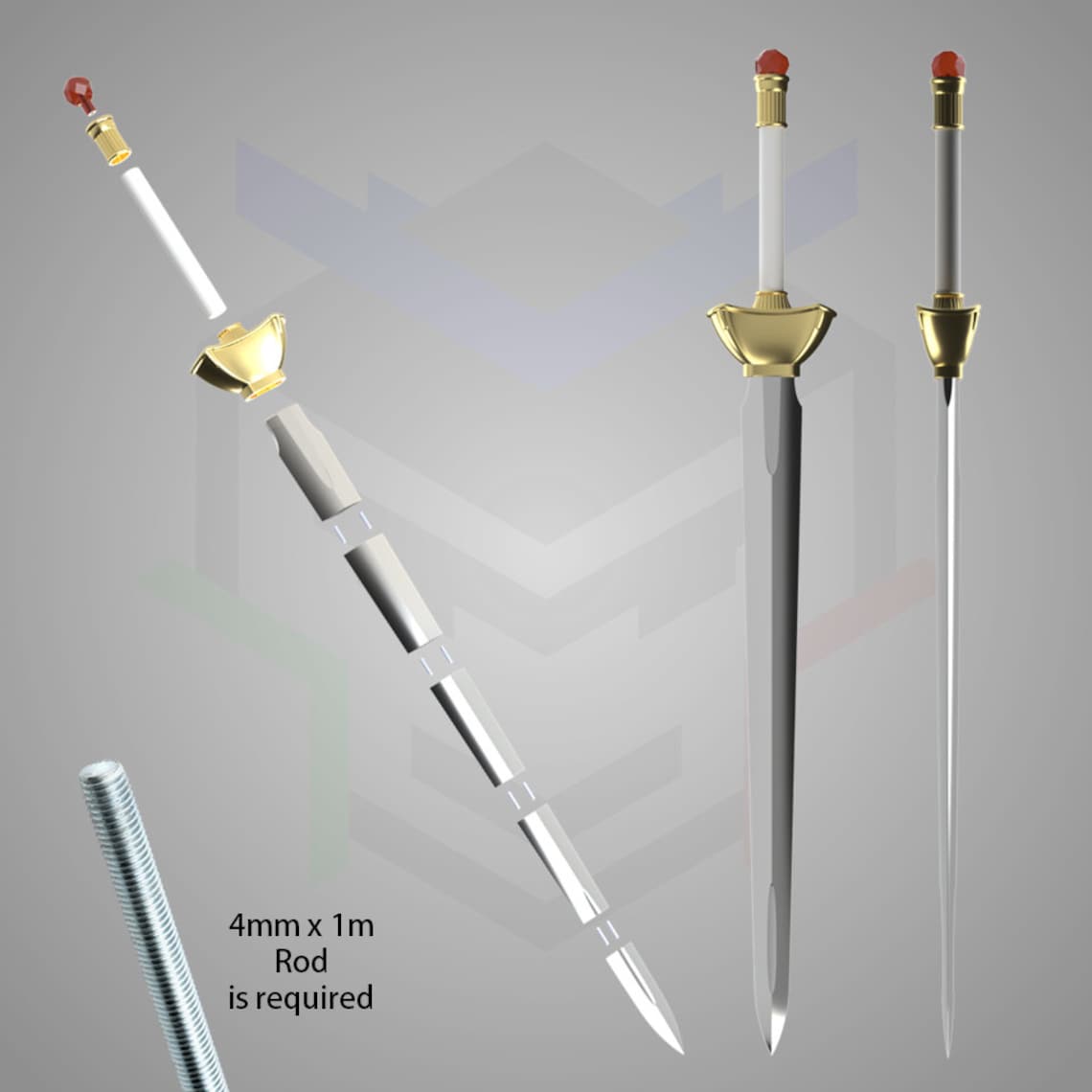 Raphtalia's Sword and Sheath [STL Files] - the Rising of the Shield ...