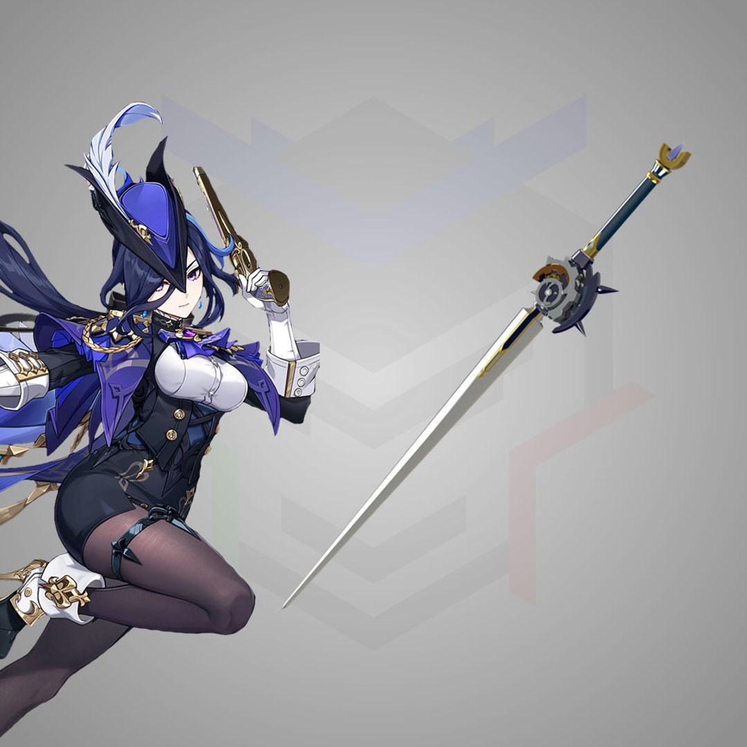 Clorinde's Iron Sting Sword [STL Files] - Genshin Impact - Etsy
