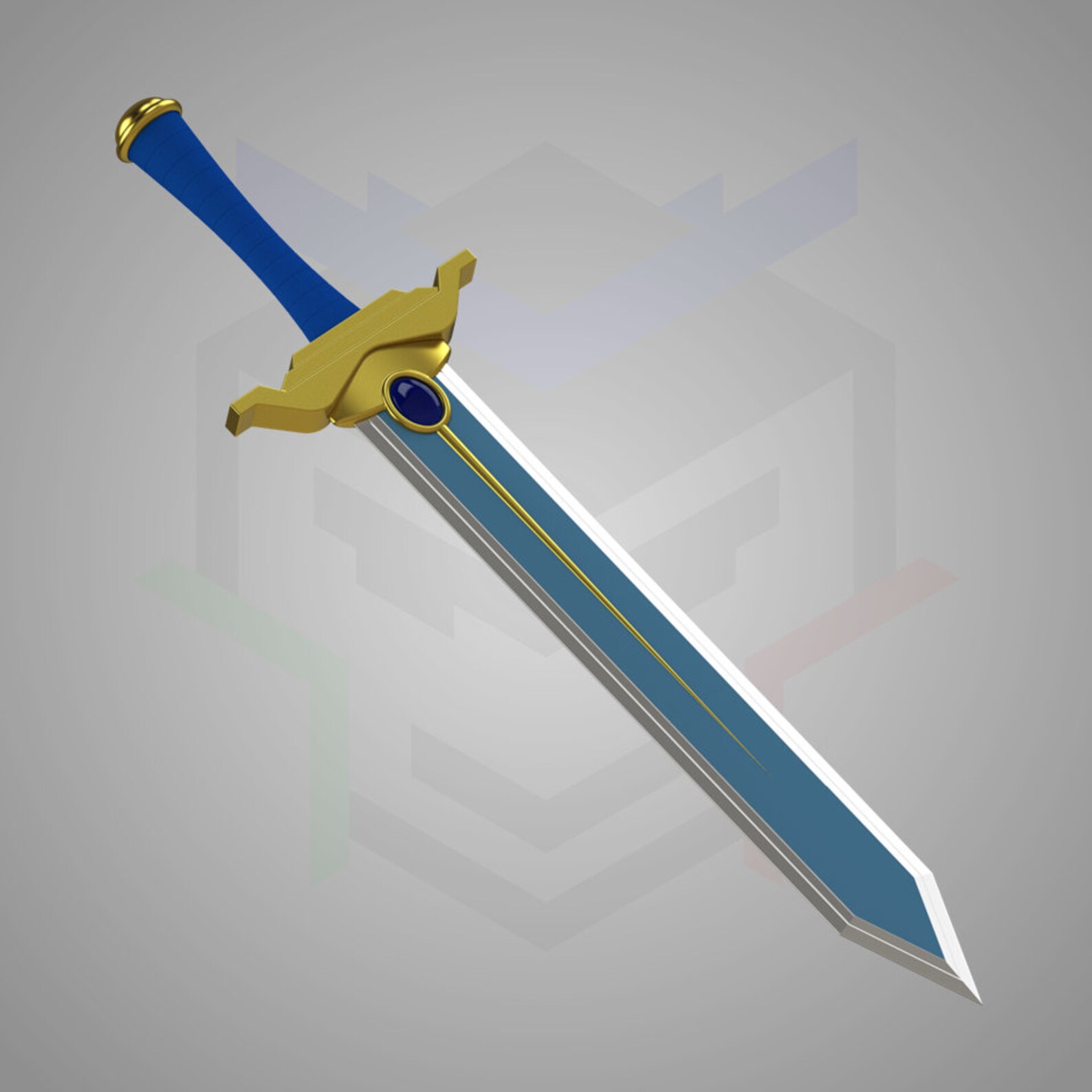 Himmel's "hero's Sword" and Scabbard [STL Files] - Frieren: Beyond ...