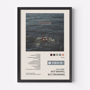 Loyle Carner Not Waving Still Drowning Custom Album Poster Hip Hop Wall ...