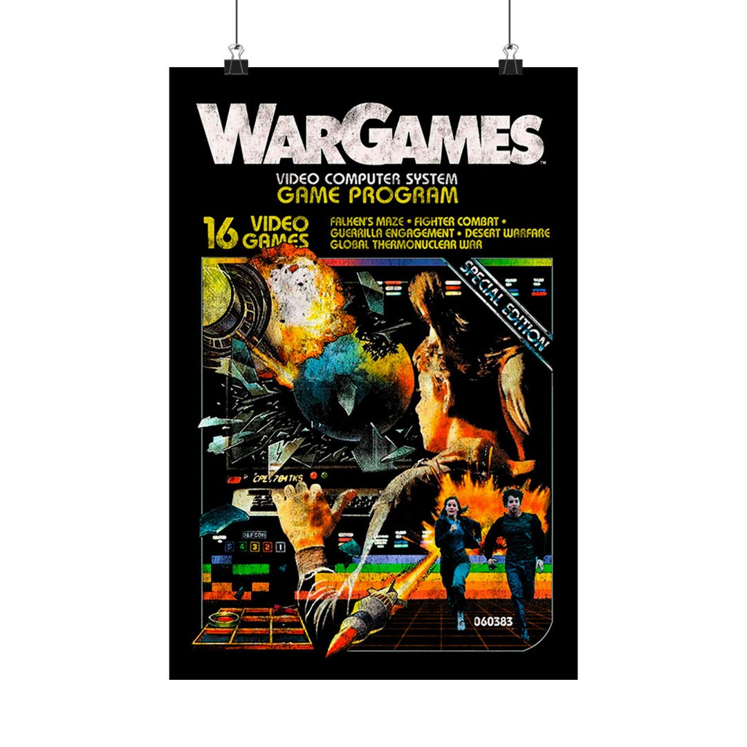 War Games Movie Poster - Etsy