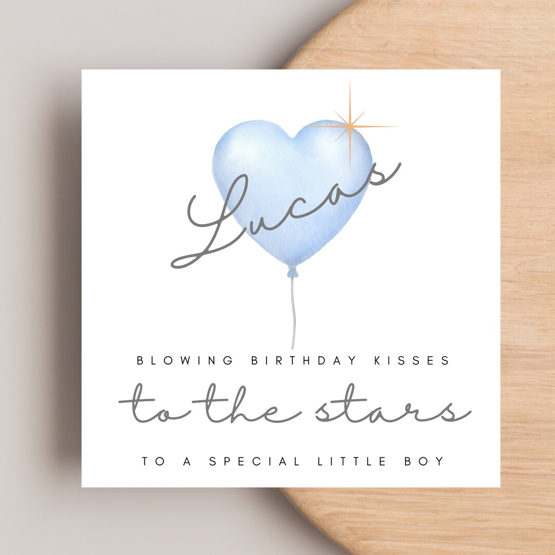 Angel Baby Birthday Card, Heavenly Birthday Card, Birthday Card to ...