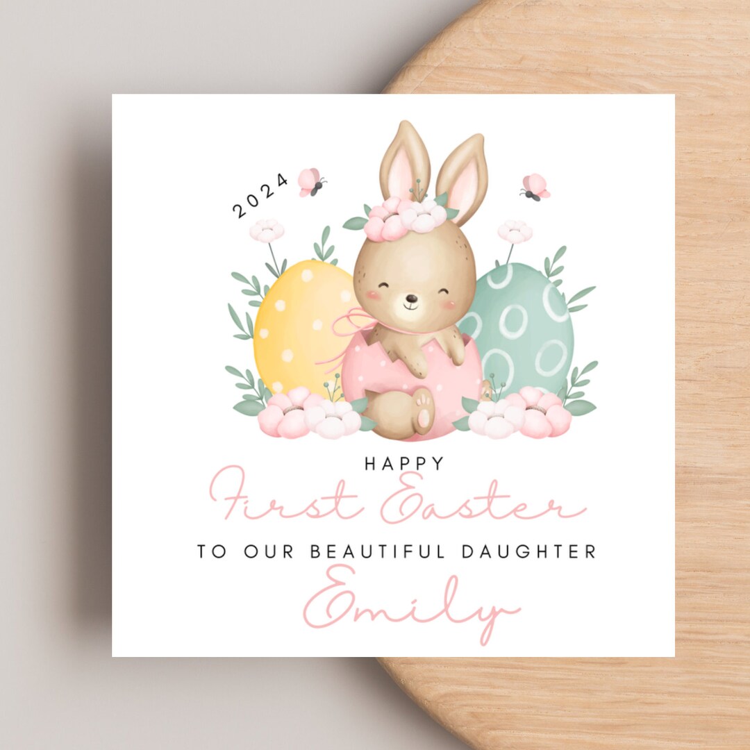 First Easter Granddaughter Card, Daughter First Easter Card Niece First ...