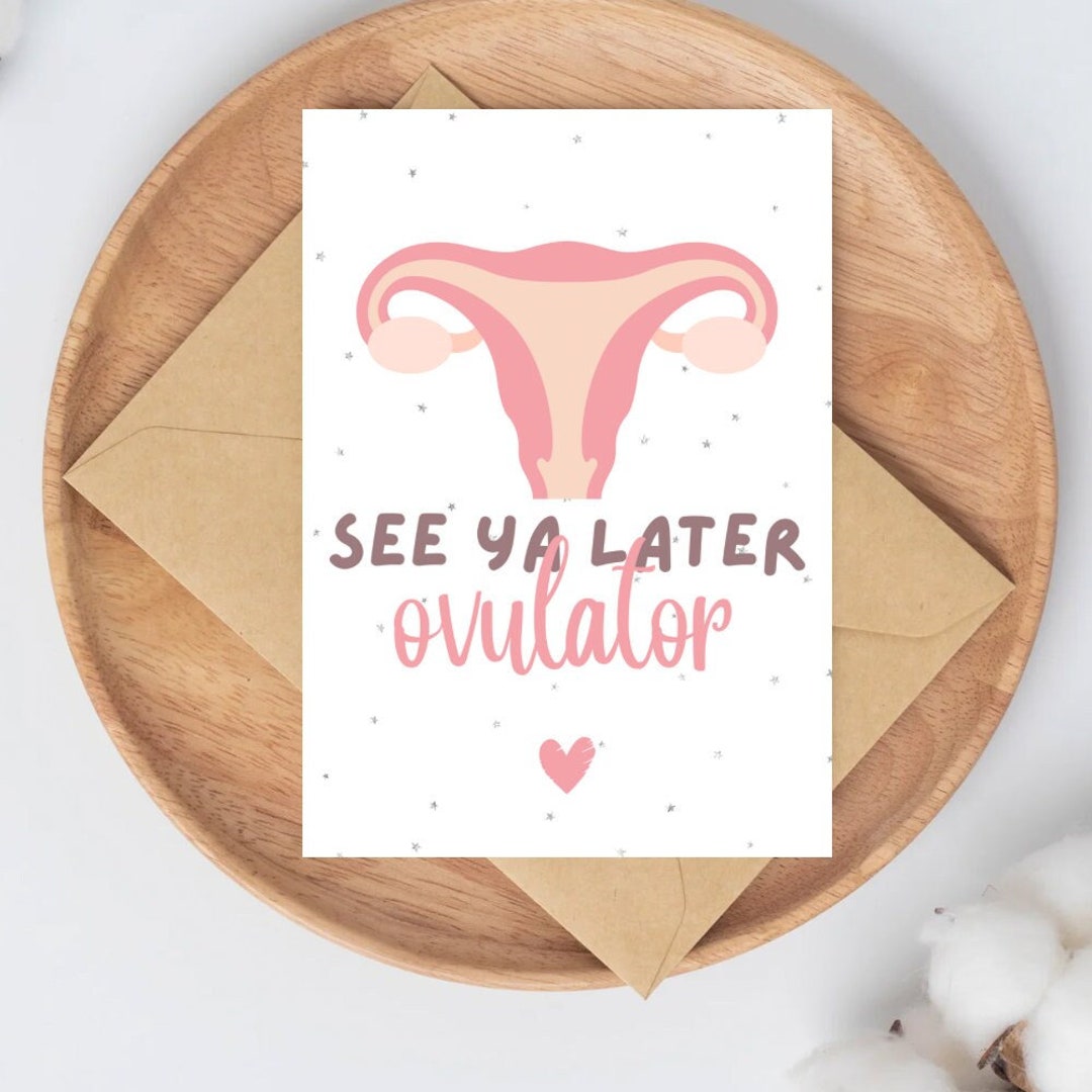 Funny Hysterectomy Card - See Ya Later Ovulator - Get Well Soon Card for Her - Can Be ...