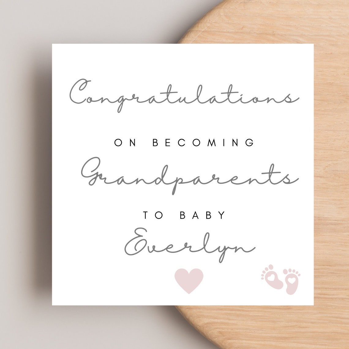 New Grandparents Card | Congratulations on Becoming Grandparents Card ...