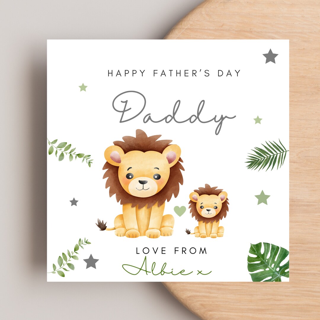 Etsy Fathers Day Card