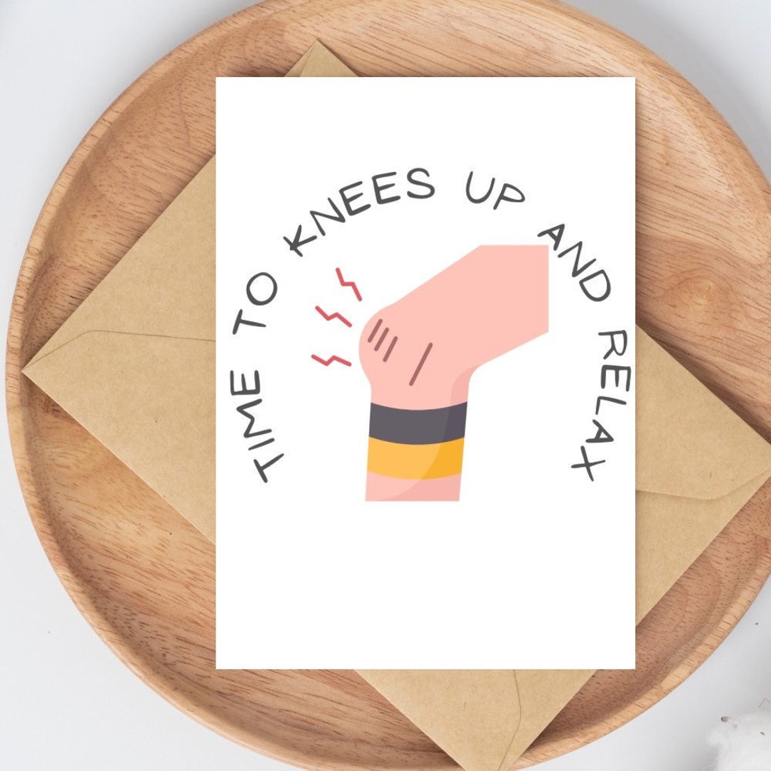 Funny Knee Operation - Knee Surgery - Recovery Card - Knee Replacement ...