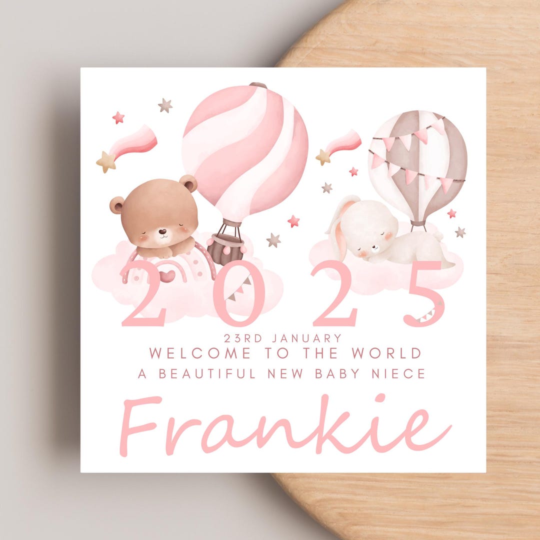 New Niece Card, New Niece, Card for New Baby Niece - Etsy