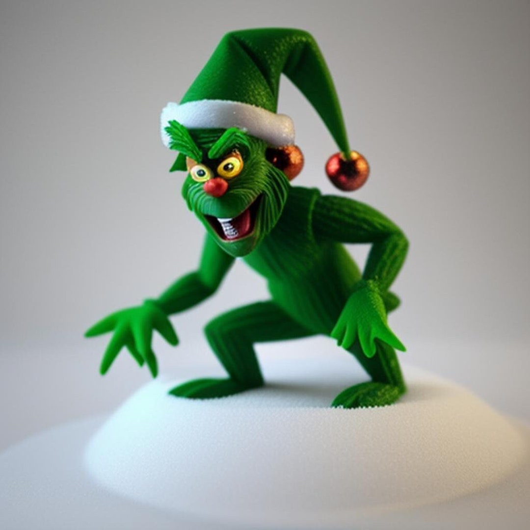 Grinch STL File for 3D Printing - Etsy