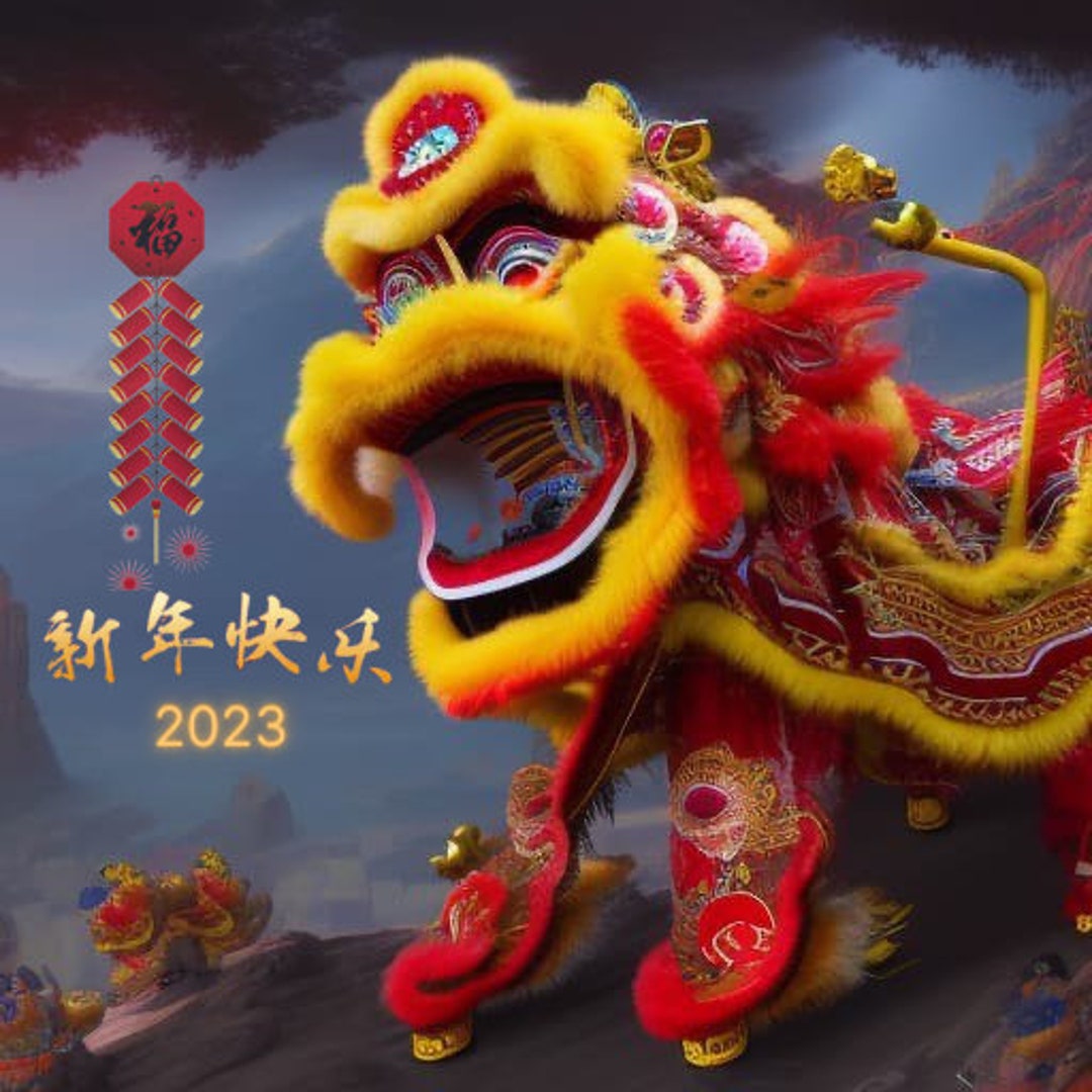 CNY Canva Template/poster/card 2023 - Etsy