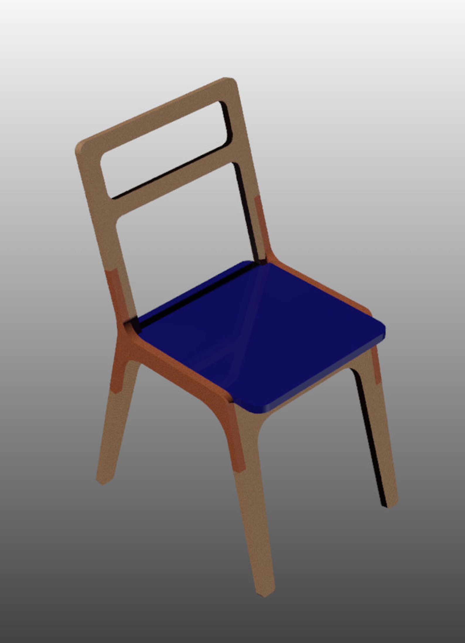 Plywood Chair Plans, Dxf Files, Vector, Cut, Cnc Router, Diy, Furniture ...