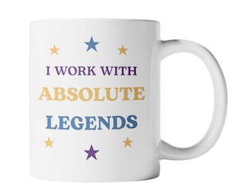 I Used to Work With Absolute Legends Mug and Coaster Set Funny Leaving ...