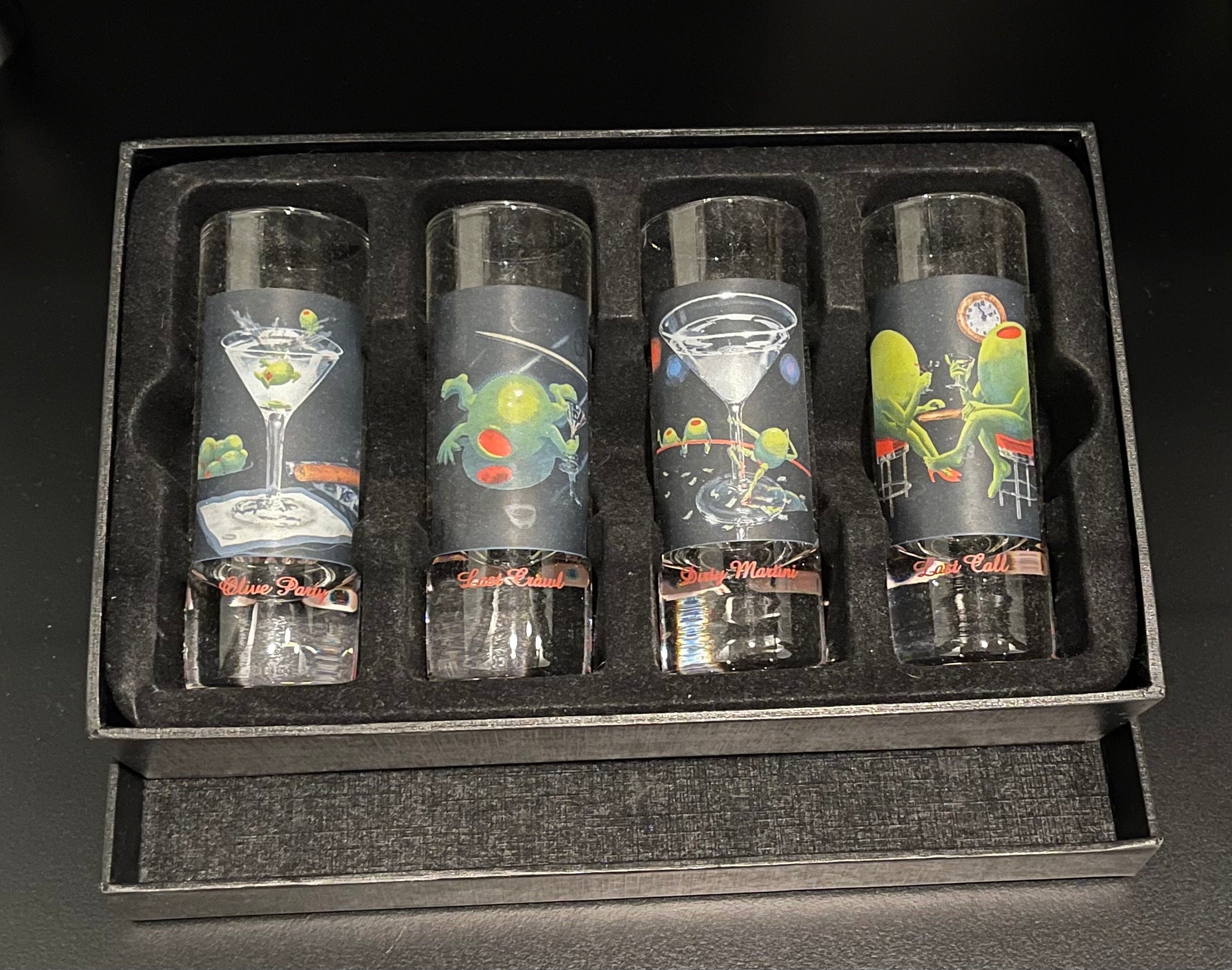 Rare Beautiful Collectable Authentic Michael Godard Set of 4-2 Oz ...