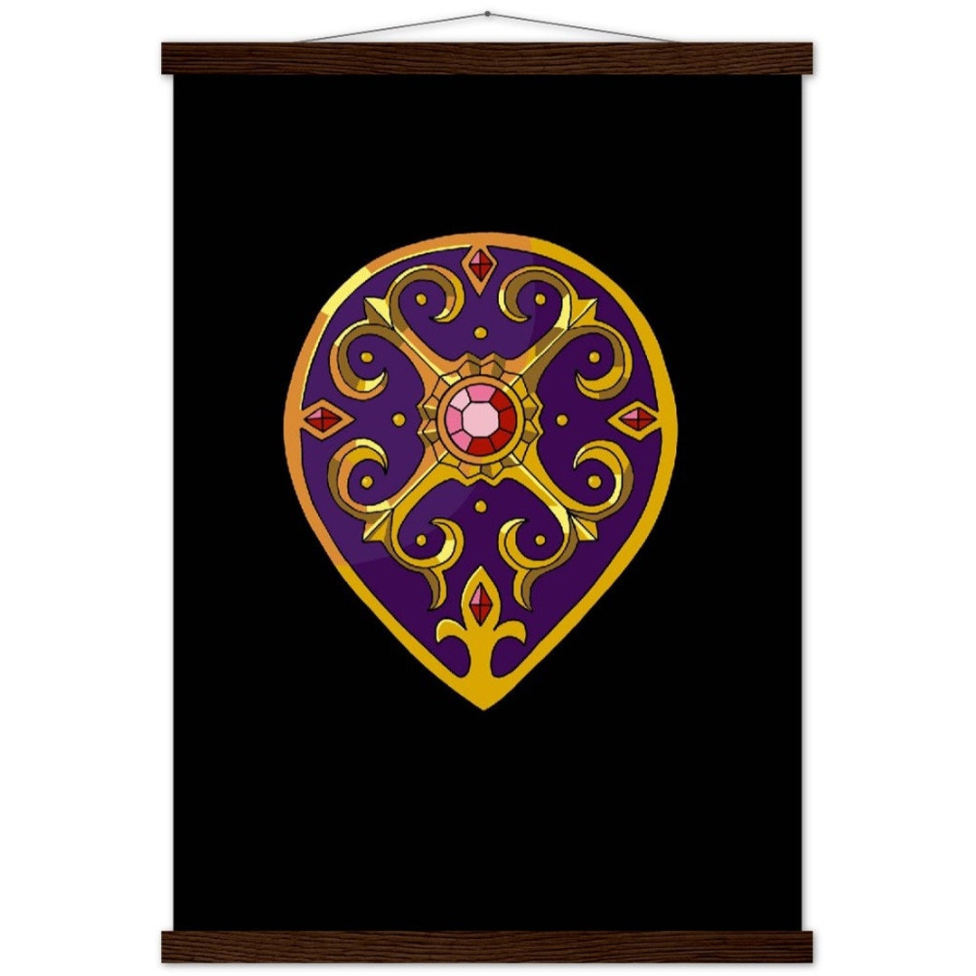 Zelda Radiant Gerudo Shieldfan Art Classic Matte Paper Poster & Hanger ...
