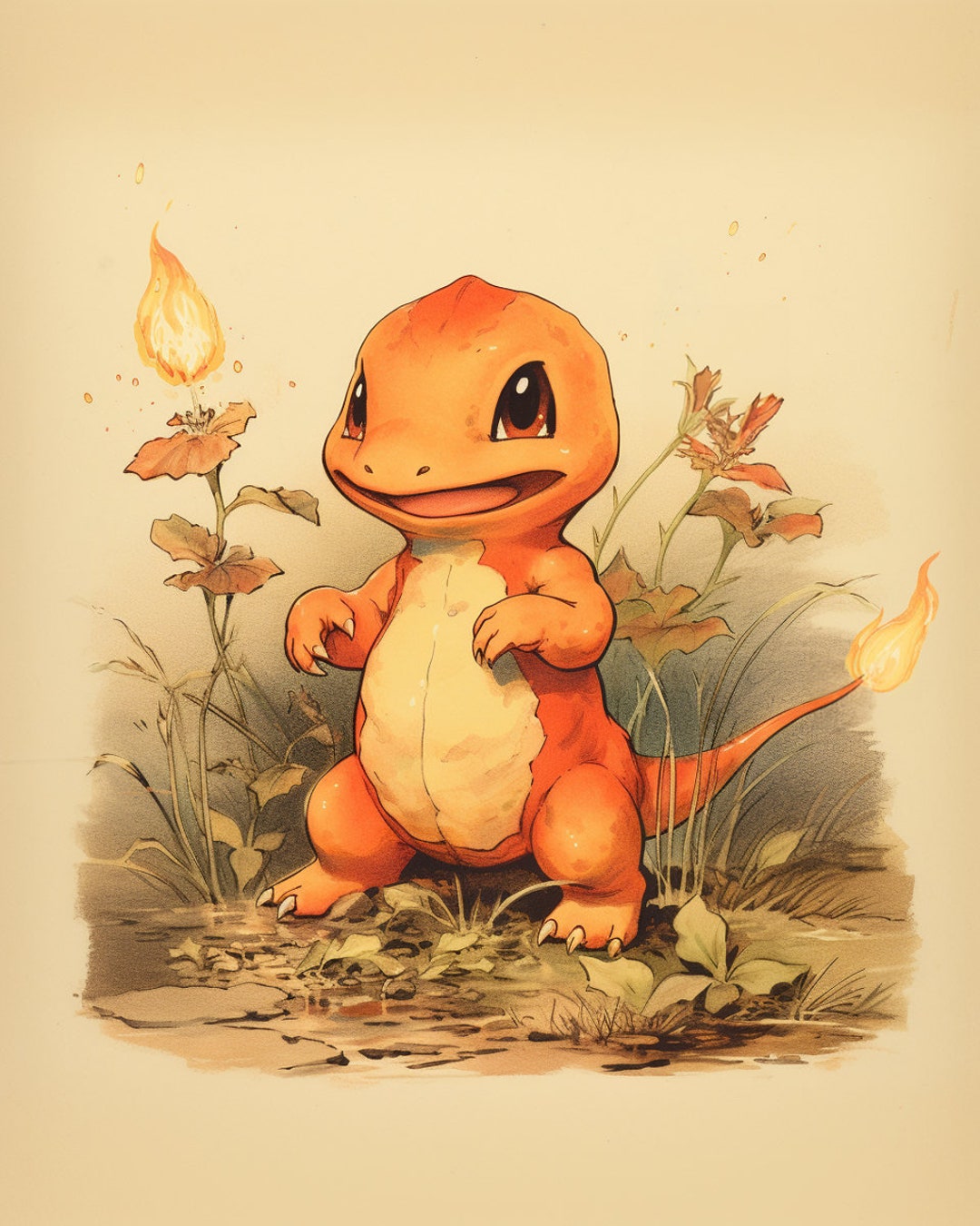 Charmander Printable Gallery Wall Art Nursery Prints Digital Download ...
