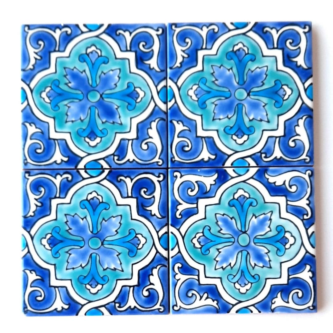 Decorative Ceramic Tiles 4x4 - Wall Kitchen Bathroom Bourget - Etsy