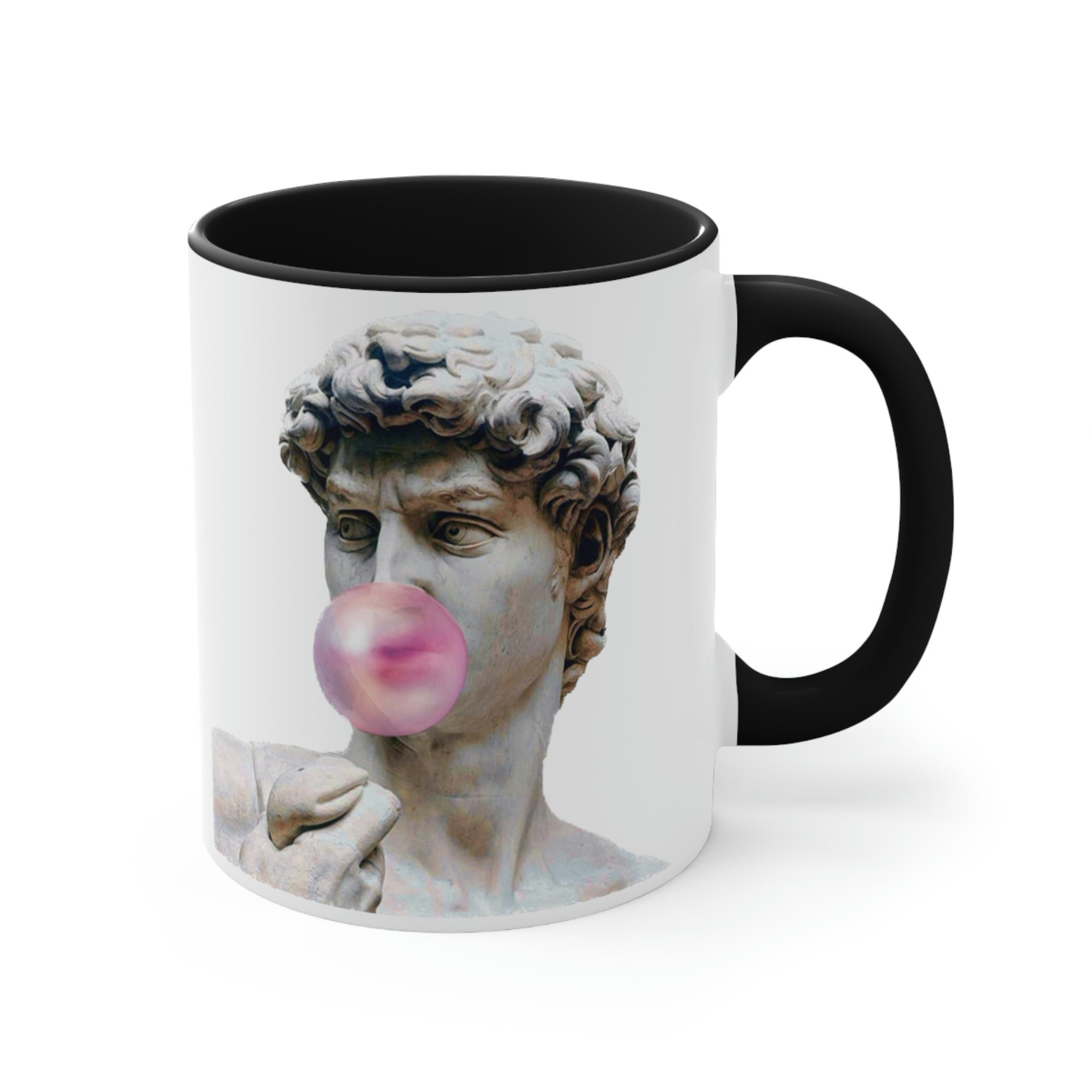 Michelangelo David Statue Bubblegum Mug, Cute Mug Aesthetic, Mug ...