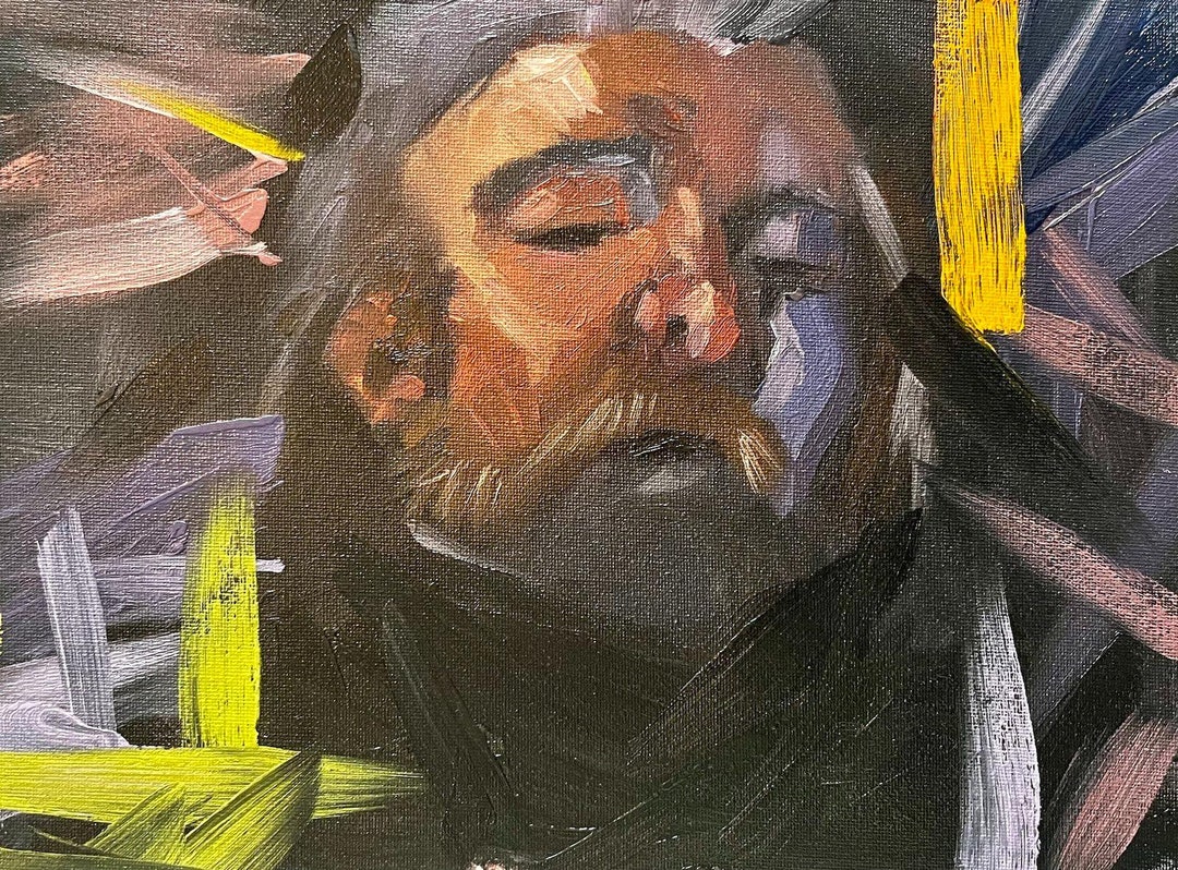 Harry Dubois Disco Elysium Fan Art Oil Painting - Etsy