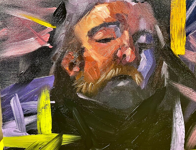 Harry Dubois Disco Elysium Fan Art Oil Painting - Etsy