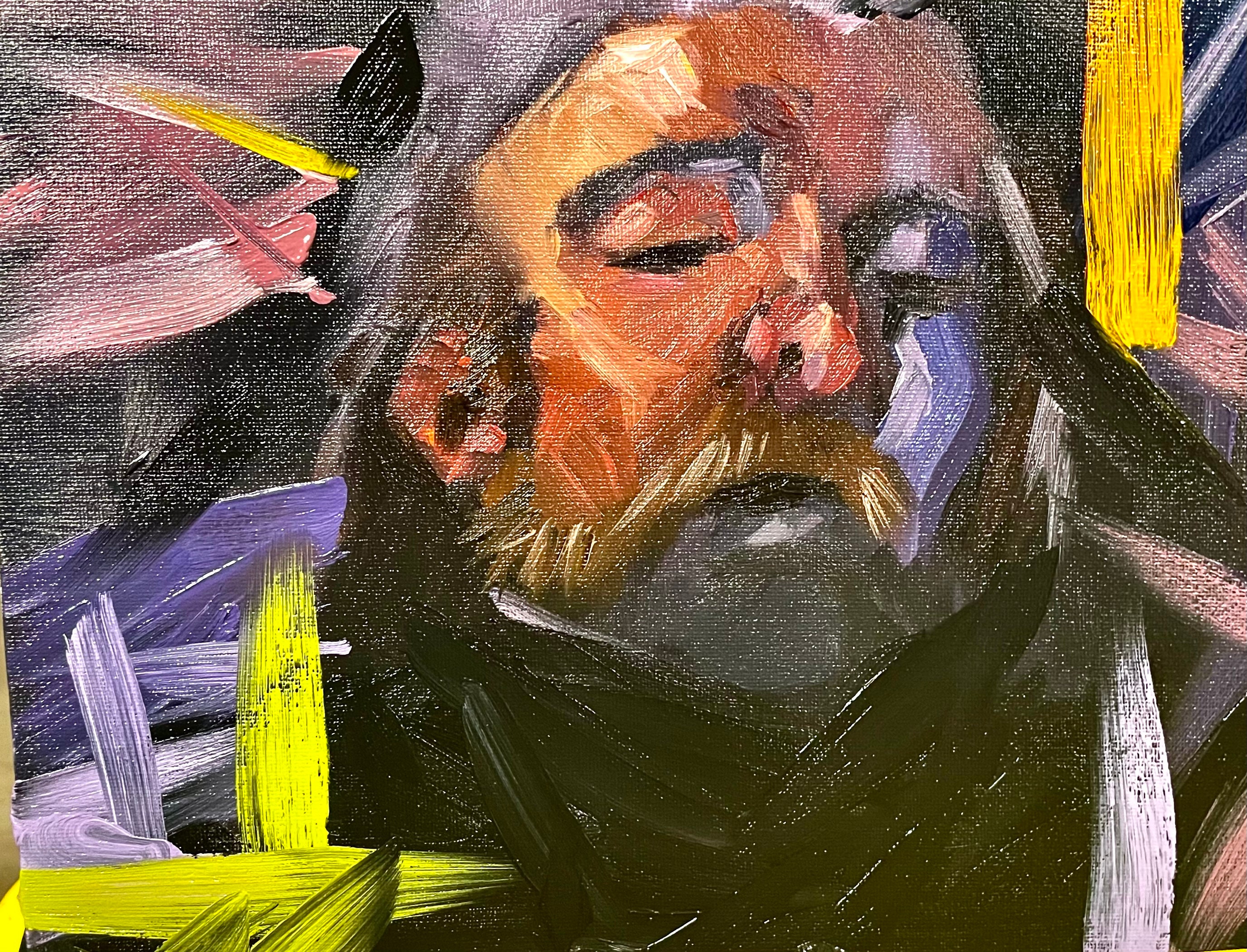 Harry Dubois Disco Elysium Fan Art Oil Painting - Etsy