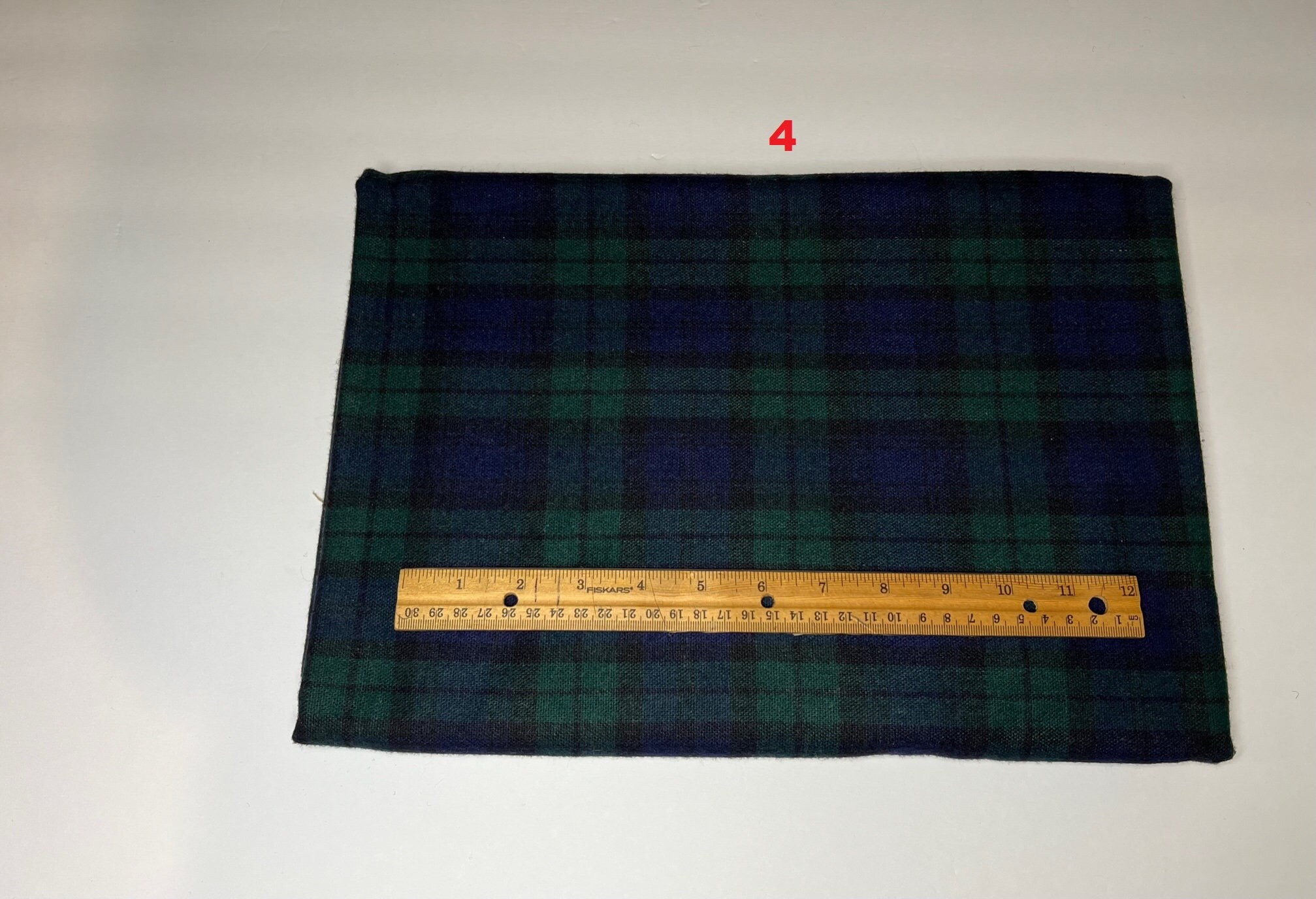 Plaid Wool Blend Fabric Cut by the Yard and Remnant Many - Etsy