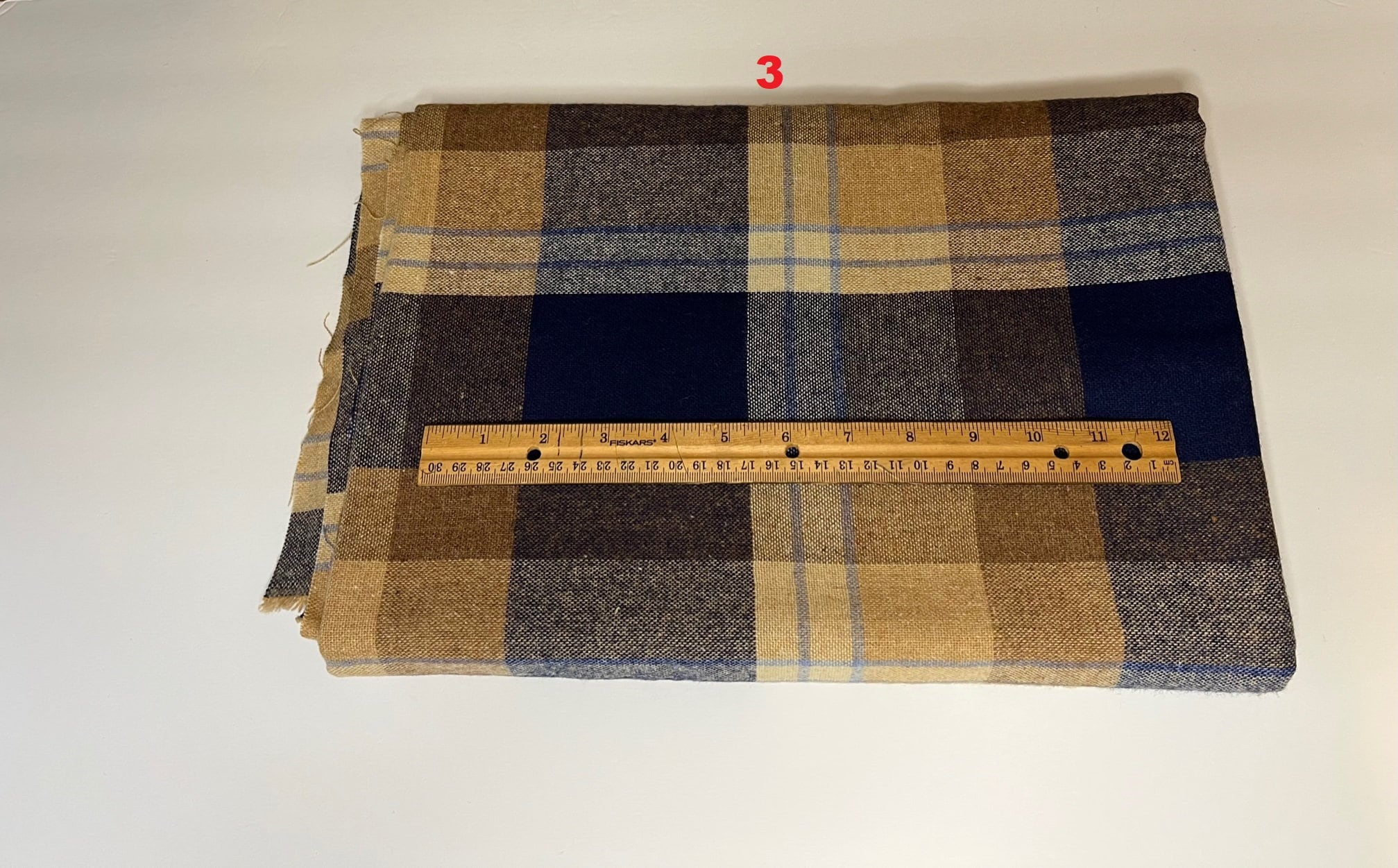 Plaid Wool Blend Fabric Cut by the Yard and Remnant Many Colors to ...