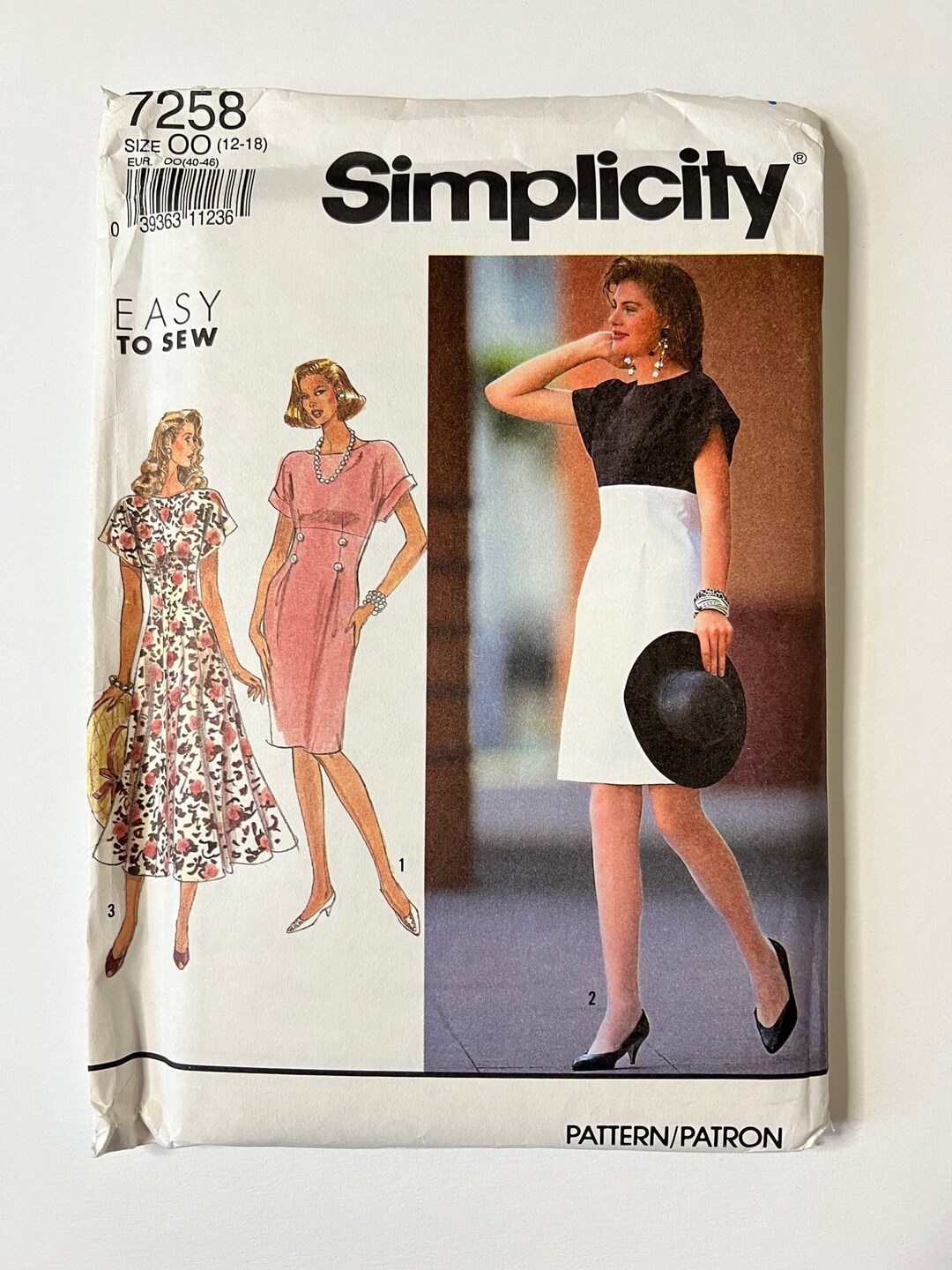 Vintage Retro Simplicity 7258, 7502, 7938, 9090, 9355 Dress & Jumpers ...