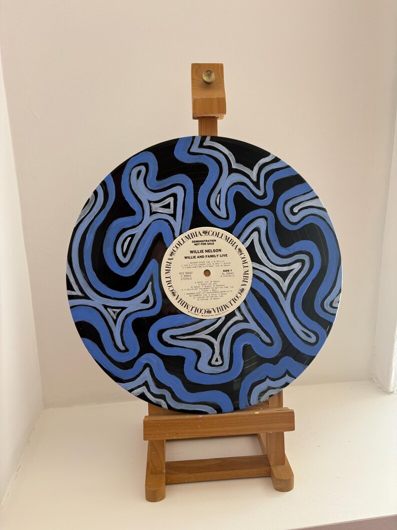 Hand-painted Vinyl Record Art: the Coasters "young Blood" - Retro Pink ...