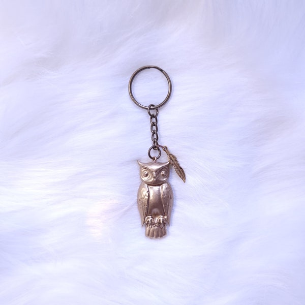 Owl Keychain - Etsy