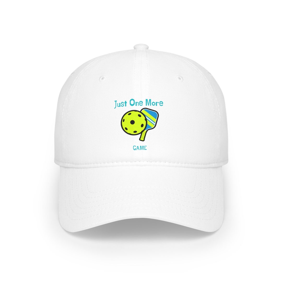 Pickleball Hat just One More Game, Endless Fun, Baseball Hat, Cap ...