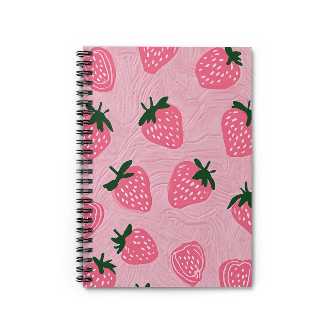 Strawberry Spiral Notebook, Cute Fruit Stationery, Back to School ...