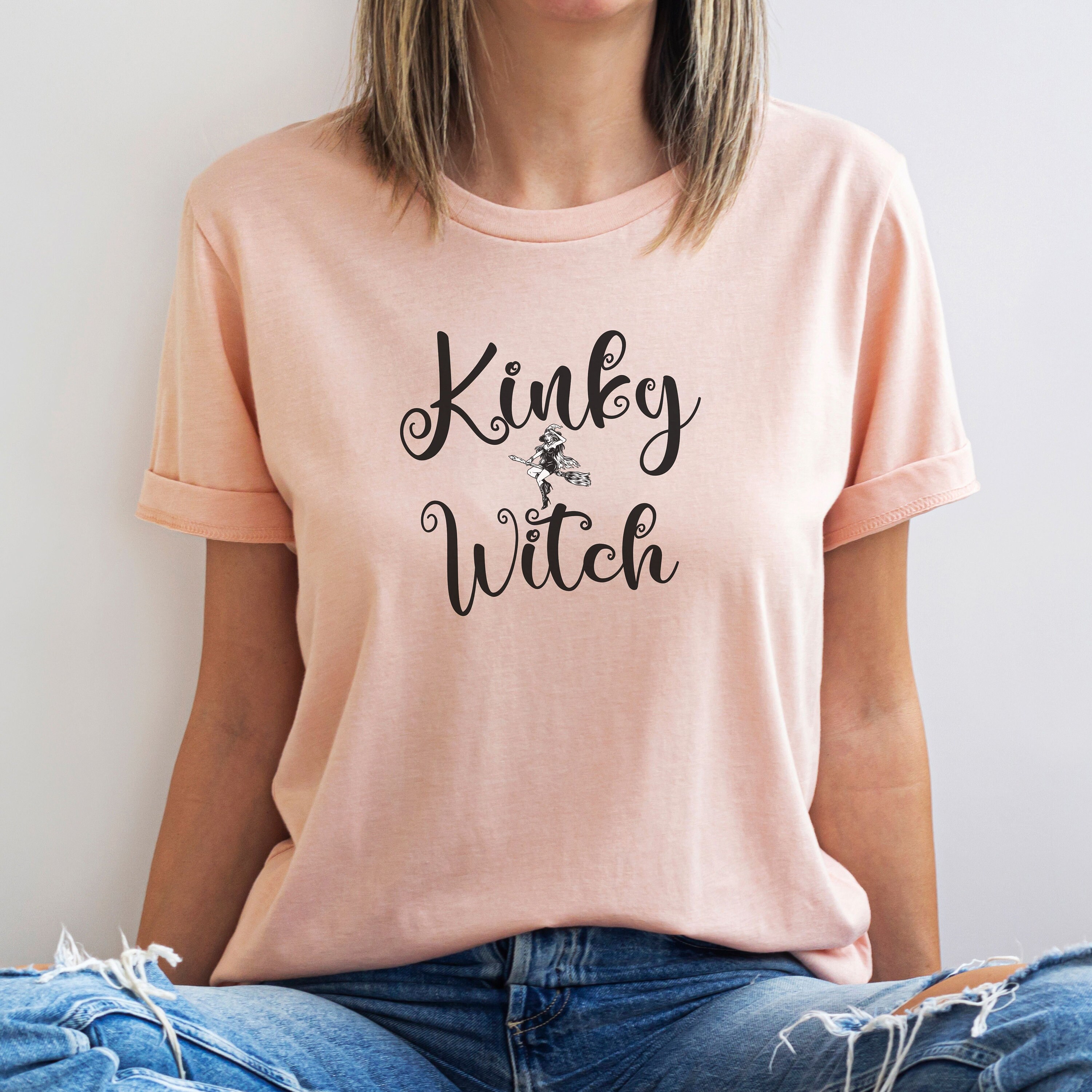 Kinky Witch Halloween T-shirt Dom Sub Goth Gothic Shirt Personalised ...