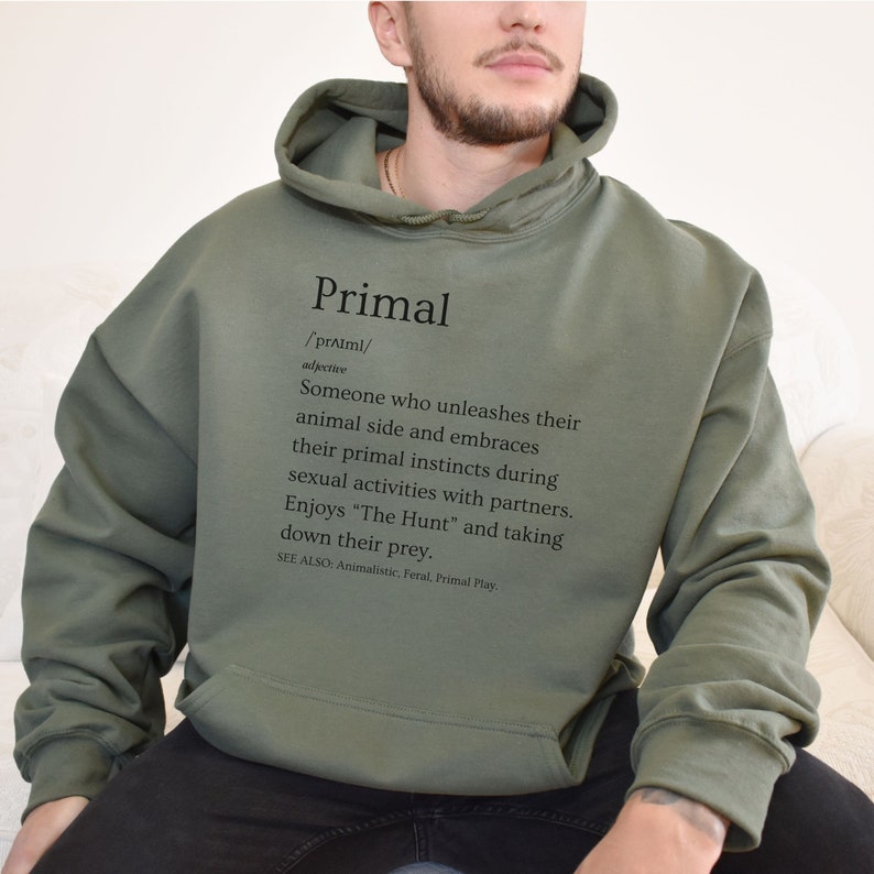 Primal Definition Hoodie - Bold Comfort - Unisex Hooded Sweatshirt Sexy ...