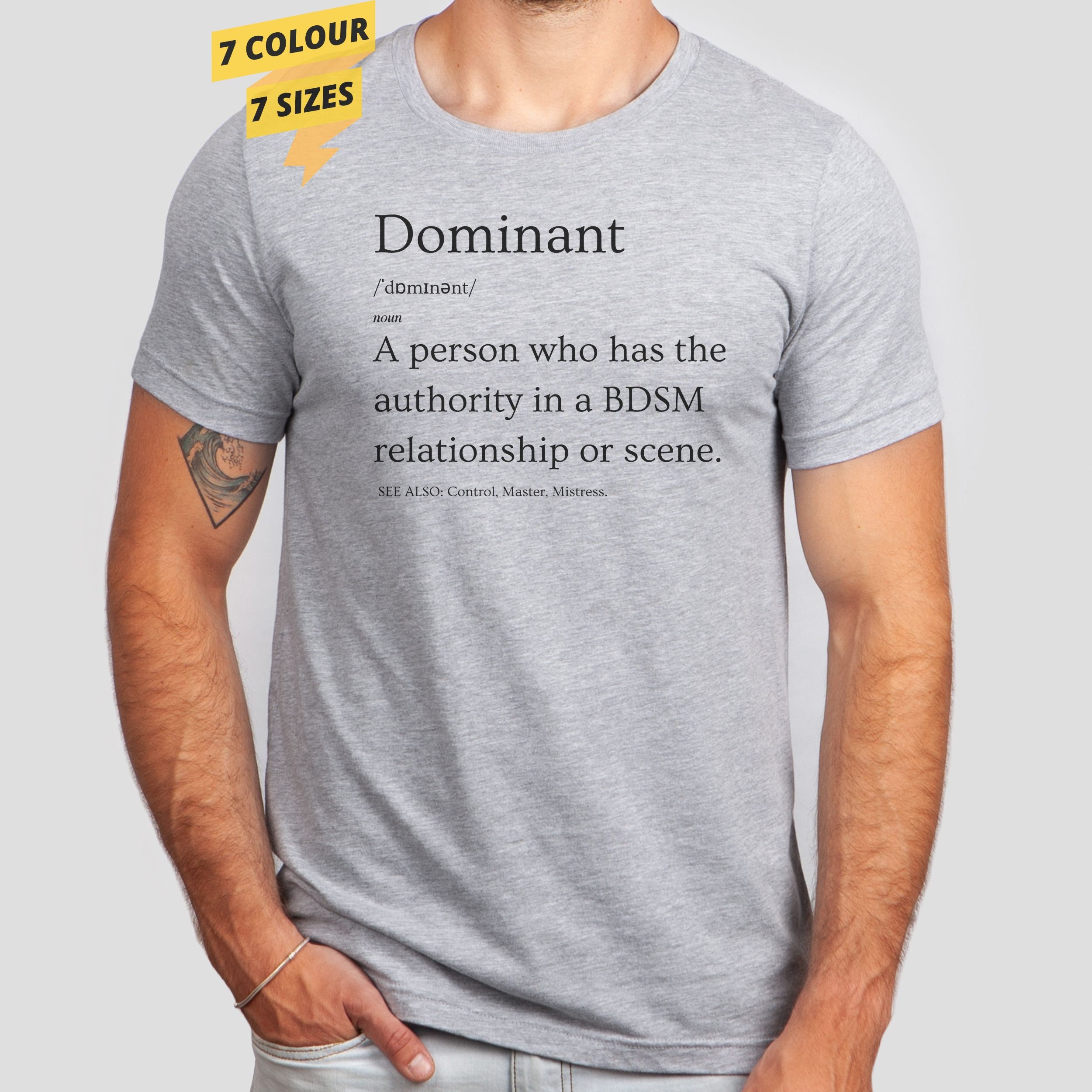 Dominant Definition T-shirt - Unique Design for Bold Statements and ...