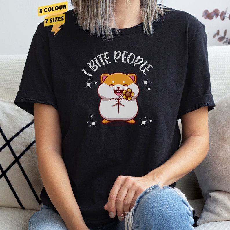 I Bite People - T-shirt - Cute Sexy Bite Me Tee - Embrace Your Kinky Side With This T-shirt ...