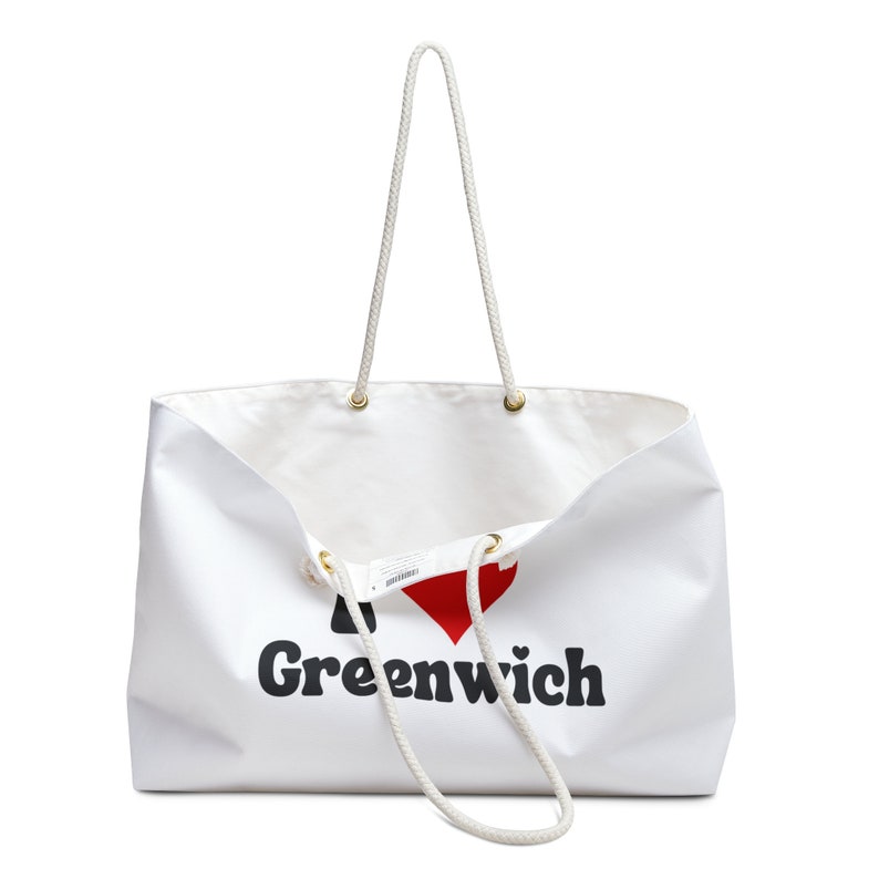 I Love Greenwich Beach Bag, Greenwich Connecticut Tote Bag, Gift for ...