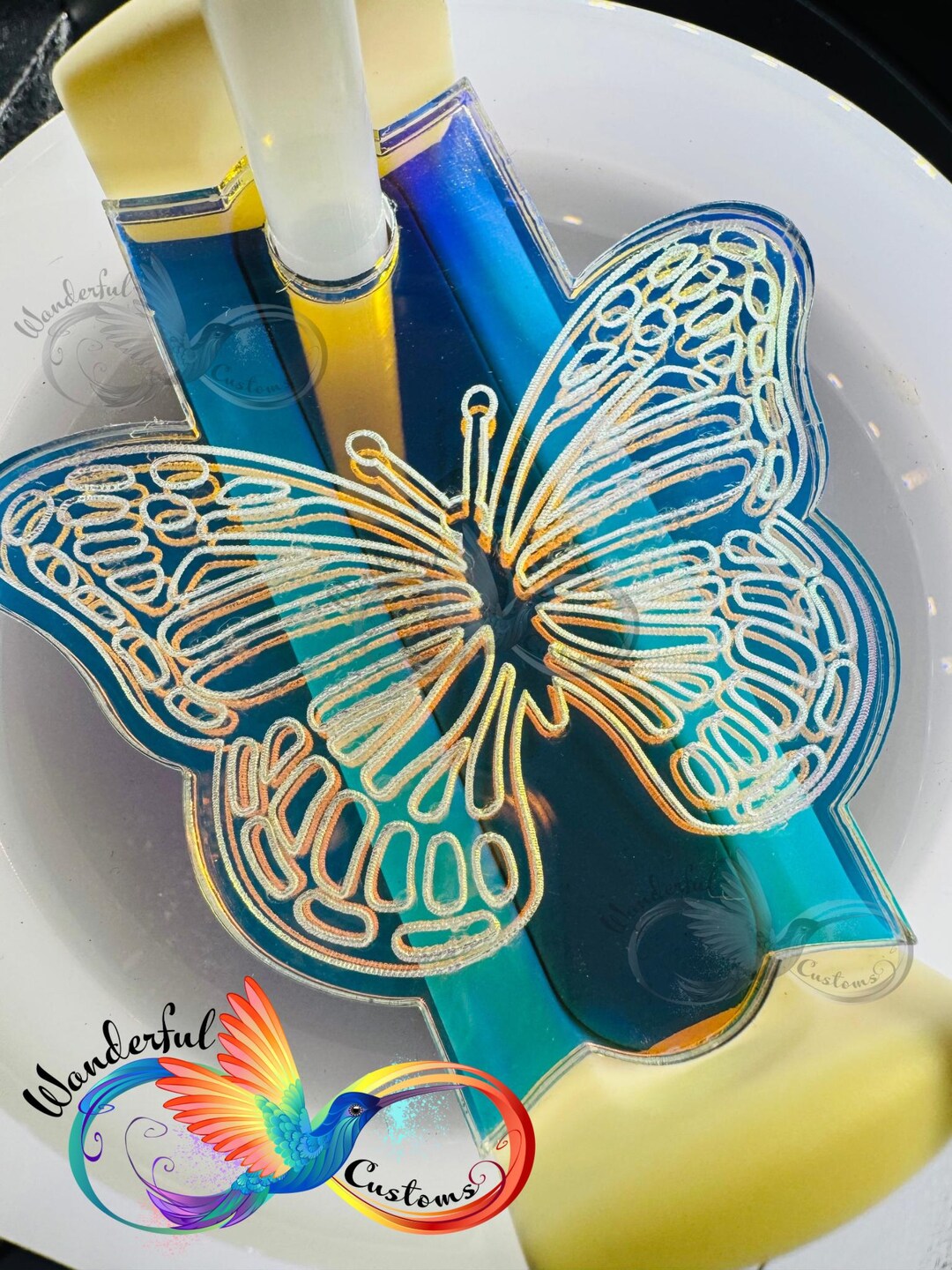 Monarch Butterly Tumbler Lid Topper | Stanley Tumbler Accessories ...