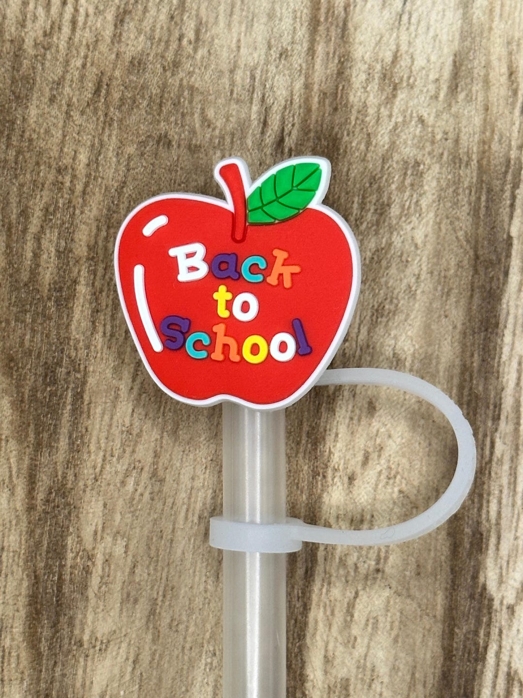 Back to School Straw Toppers | Tumbler Accessory | Teacher Appreciation ...