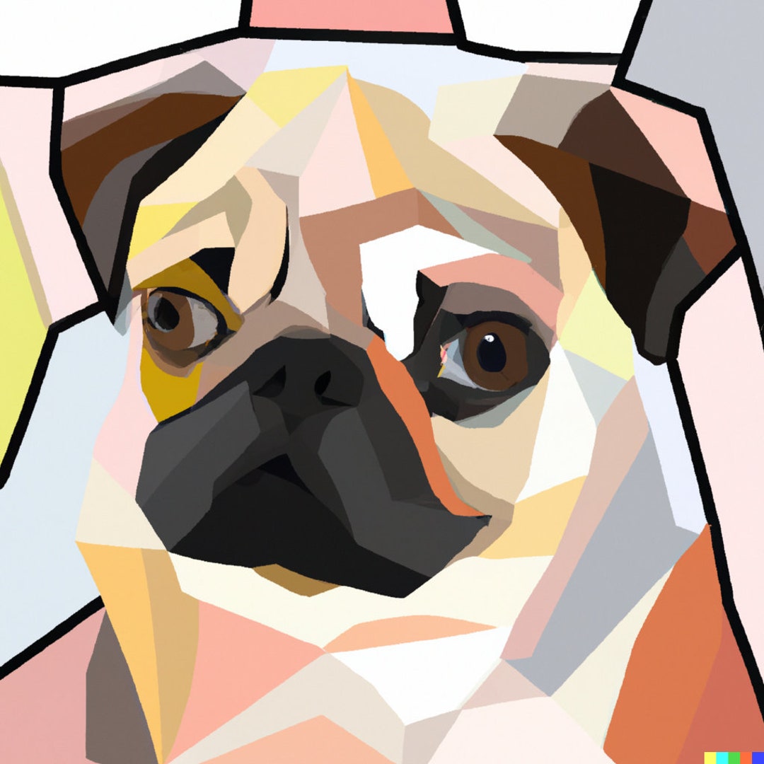 Cube Pug 1 - Etsy