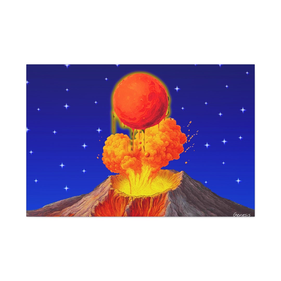 Genesis , Abstract Canvas Wall Art, Wall Art Canvas, Modern Canvas Wall ...