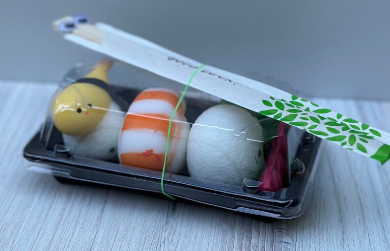 Sensory Kawaii Sushi Fidget Toy Box With More Fidget Toy - Etsy