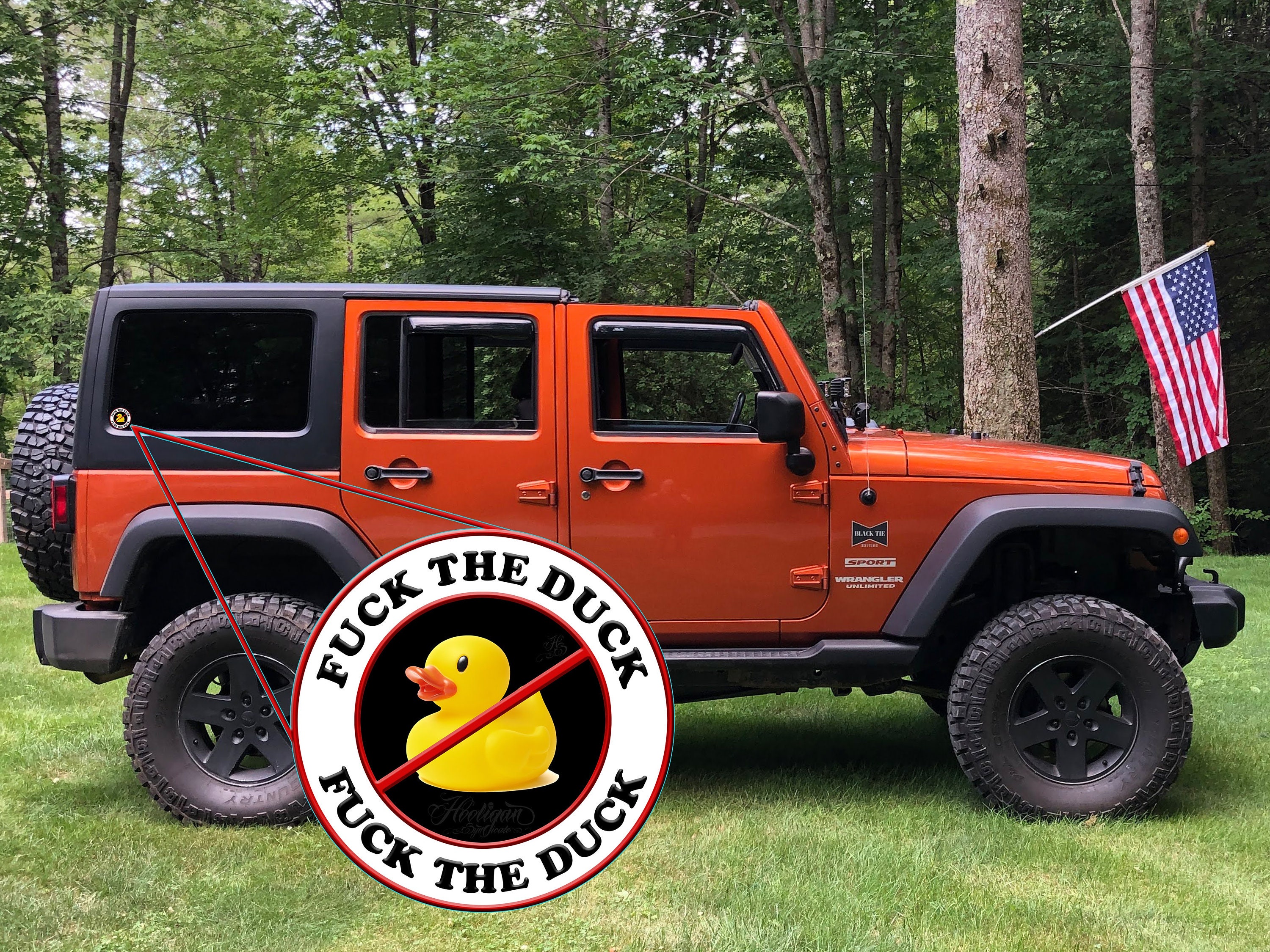 No Ducks | Don’t Duck Me Duck Sticker | Duck Cult | Decal | Funny Decal ...