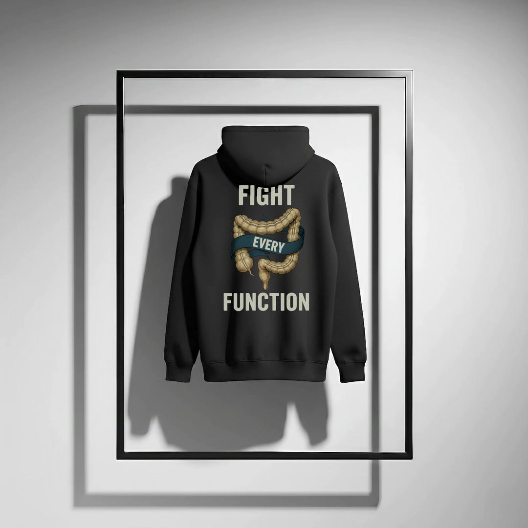Fight Every Function Hoodie | Colon Cancer Awareness Hoodie | Digestive ...