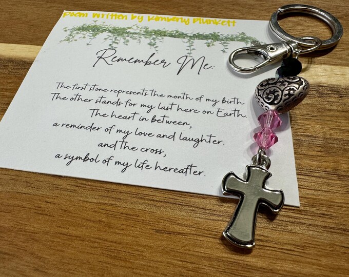Remember Me Charm Clip - Etsy