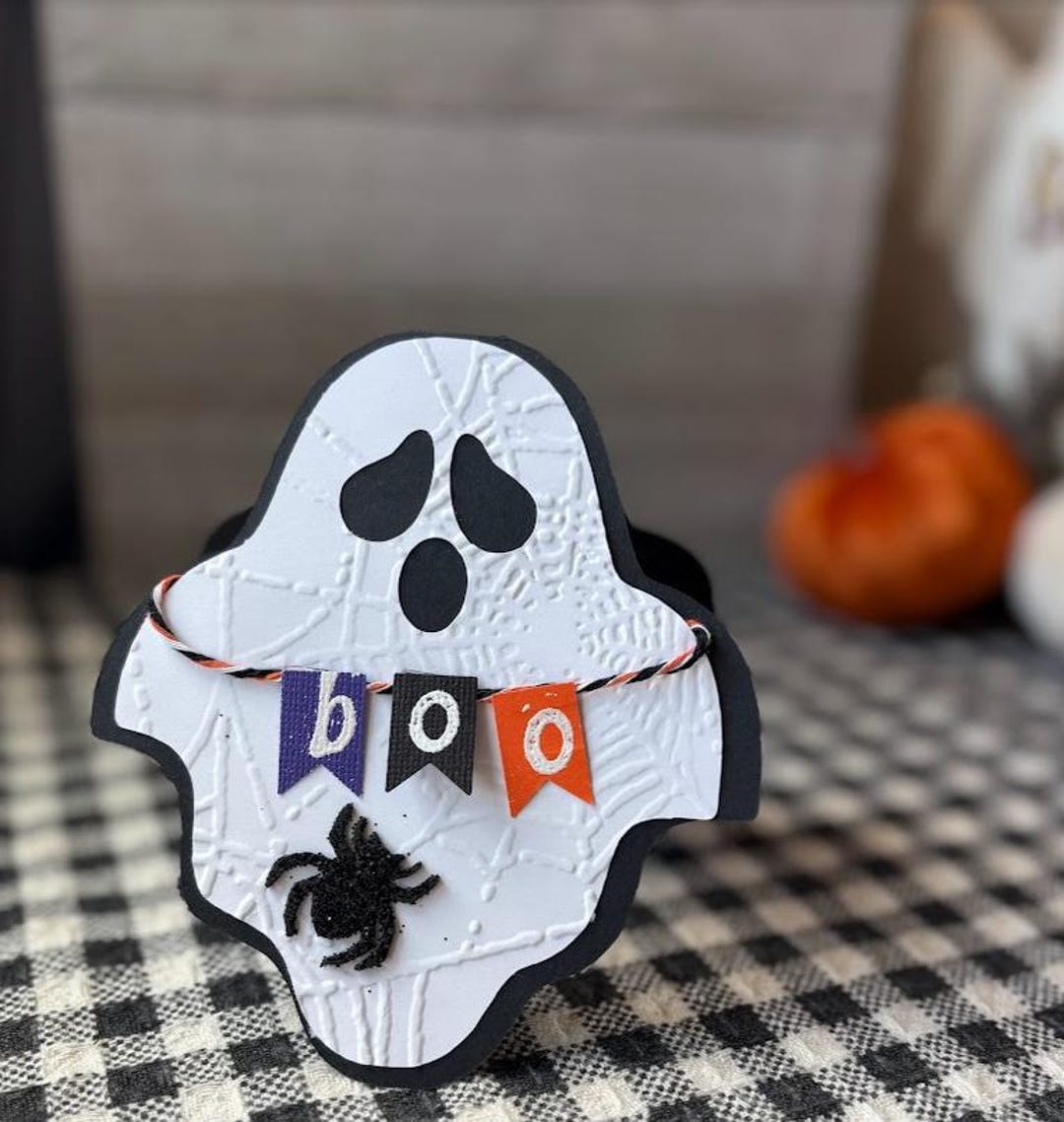 Spooky Ghost Card - Etsy