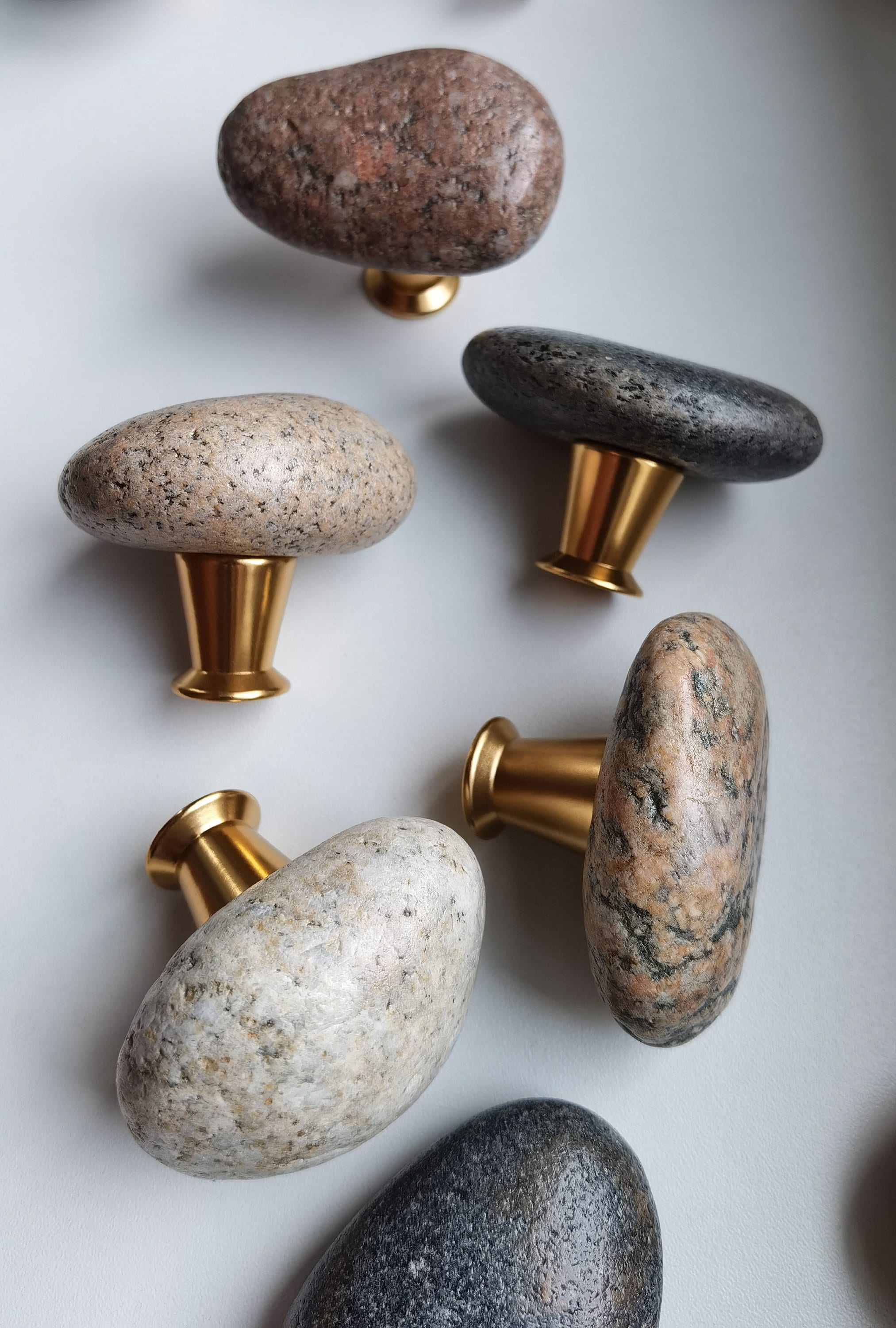 Cabinet Hardware, Kitchen Cabinet Handles, Cabinet Knob, Natural Stone Knob, Handmade - Etsy