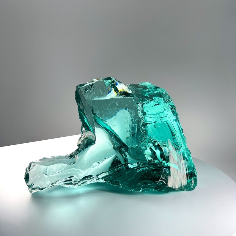 Impressive Blue Volcanic Andara Crystal 1250 Grams, Rare Unique Form ...