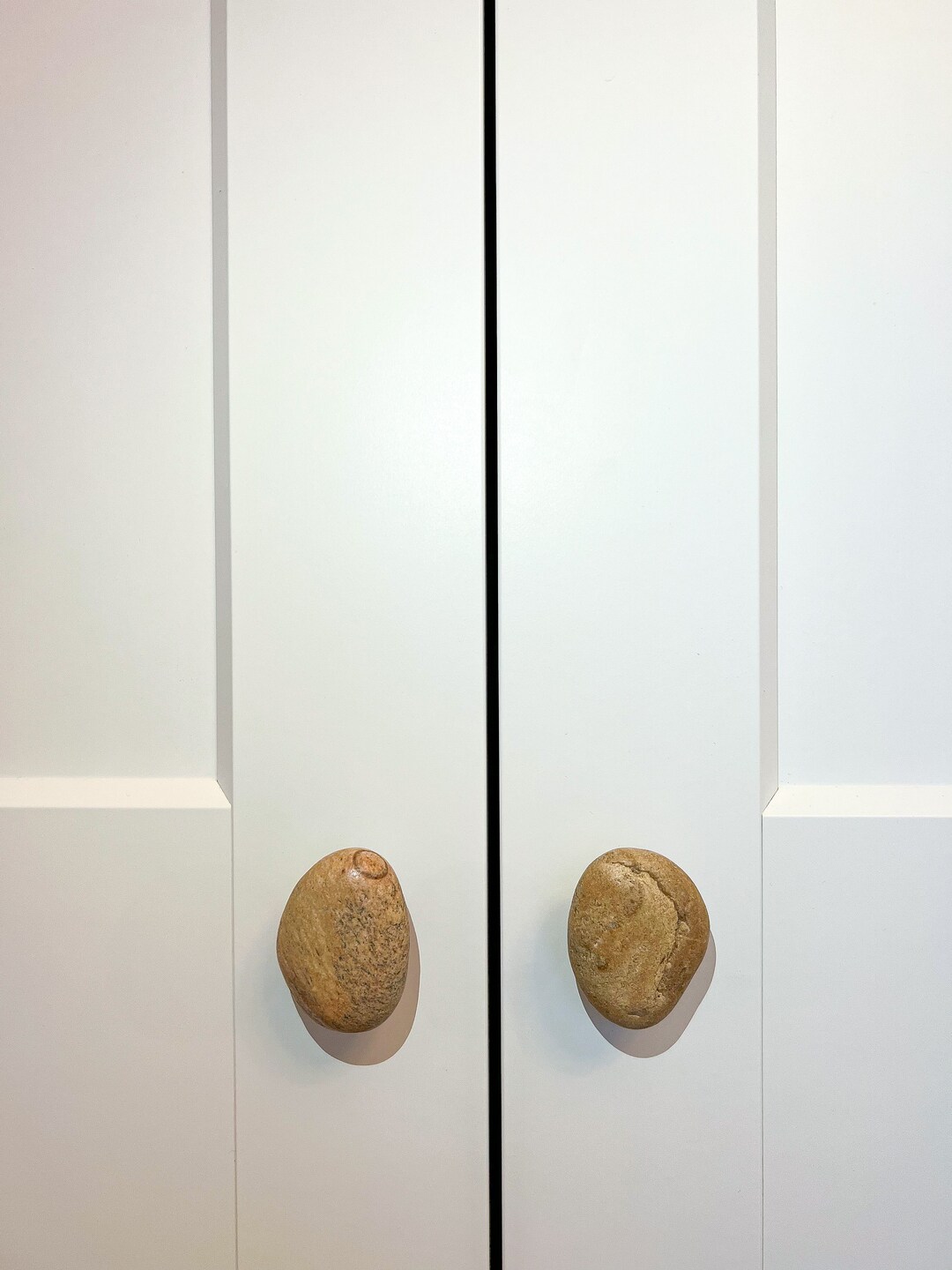 Rock Knobs Drawer Pulls Cabinet Knob Sea Stone Knob - Etsy