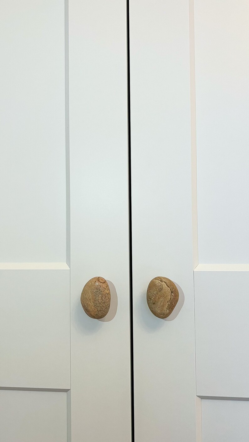 Rock Knobs, Drawer Pulls, Cabinet Knob, Sea Stone Knob, Sea Stone ...